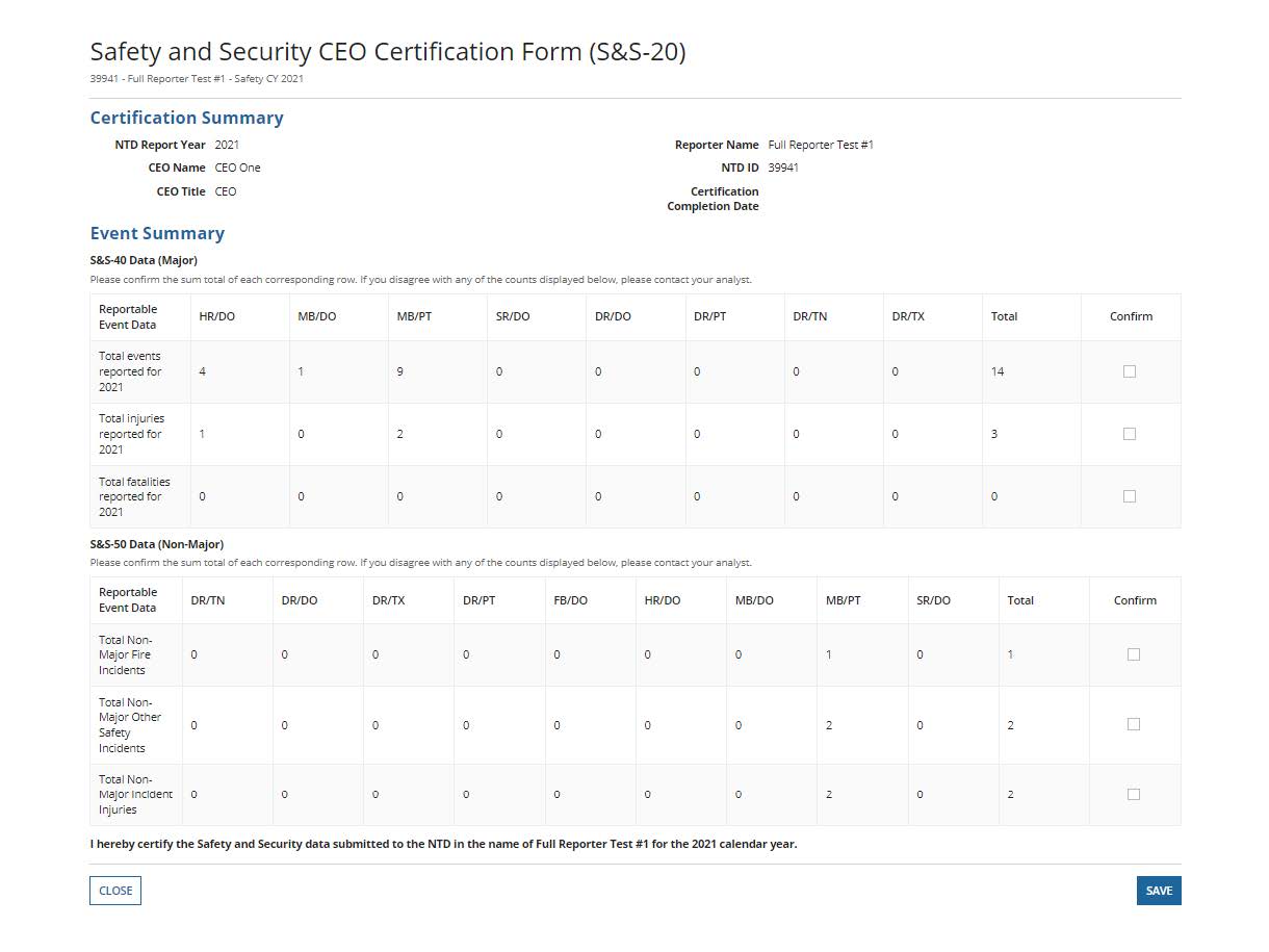 NTD Reporting System Forms | FTA
